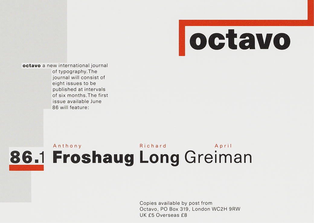 Hamish Muir | Octavo 86.1