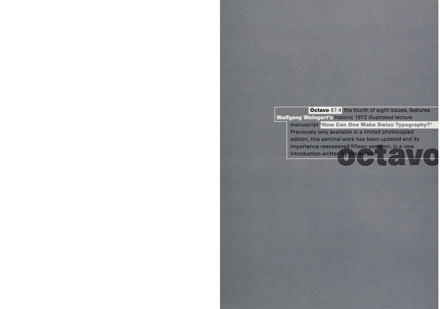 Hamish Muir | Octavo 87.4 Card